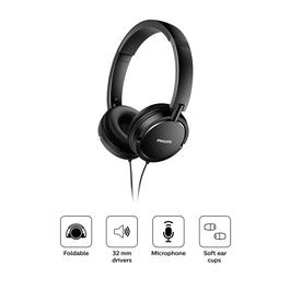 Audif Philips Dj C/Mic Shl5005 Negro