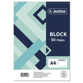 Block Croly JUSTUS A4 5 Perforaciones 50 Hojas | tailoy.com.pe