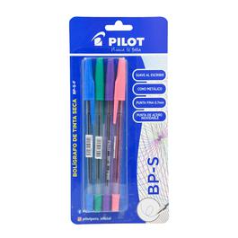 Bolígrafo PILOT Bp-Sf Punta Fina x 4 Und | tailoy.com.pe
