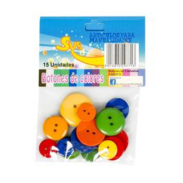 Botones 5 Colores Sys Blíster X 15 und | Tai Loy