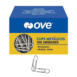 Clips Metálicos OVE N°3 X 100 und | tailoy.com.bo