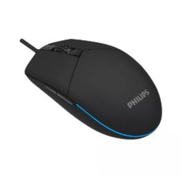 Mouse Gaming 6 Botones Negro Spk9304 Philips