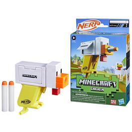 Lanzador Nerf Minecraft Chicken Blaster Microshots | Tai Loy