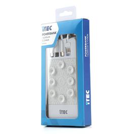 Powerbank Itec 10000 Mah Con Cable Blanco | Tai Loy