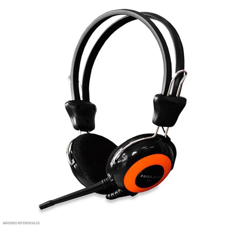 Audífonos T30 Con Micrófono Naranja