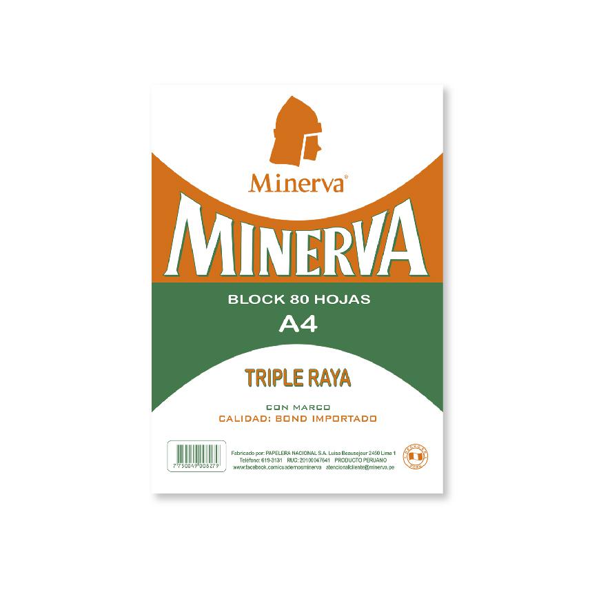 Block A4 80H Tray 2 Perf Minerva 030617