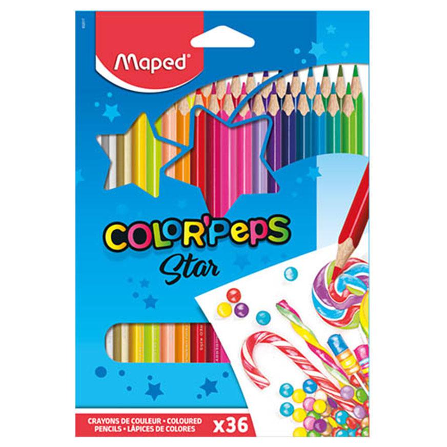 Colores Largos X 36 Color Peps