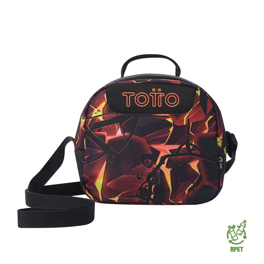 Lonchera Totto Borrador - Color: Estampado Talla:M Fuego