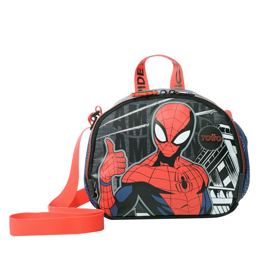 Lonchera TOTTO Spiderman 9jo Negro | tailoy.com.bo