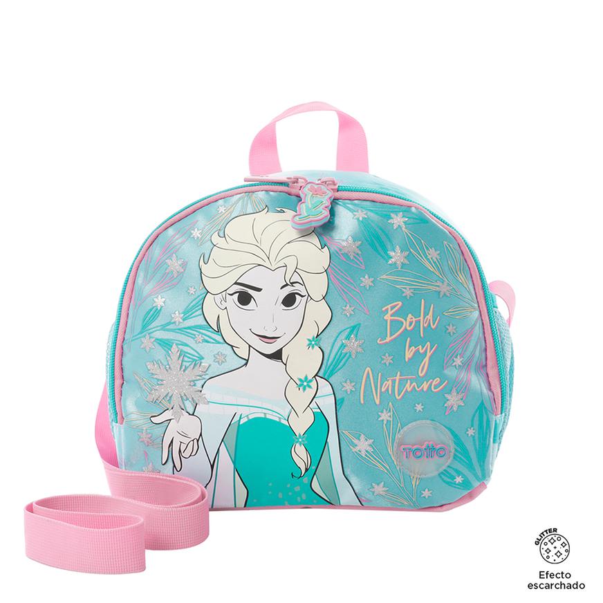 Lonchera Totto Para Niña Frozen Destiny Celeste - Color: Celeste Talla: M