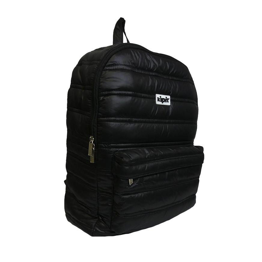 Mochila KIPIT Acolchada Negro| tailoy.com.pe