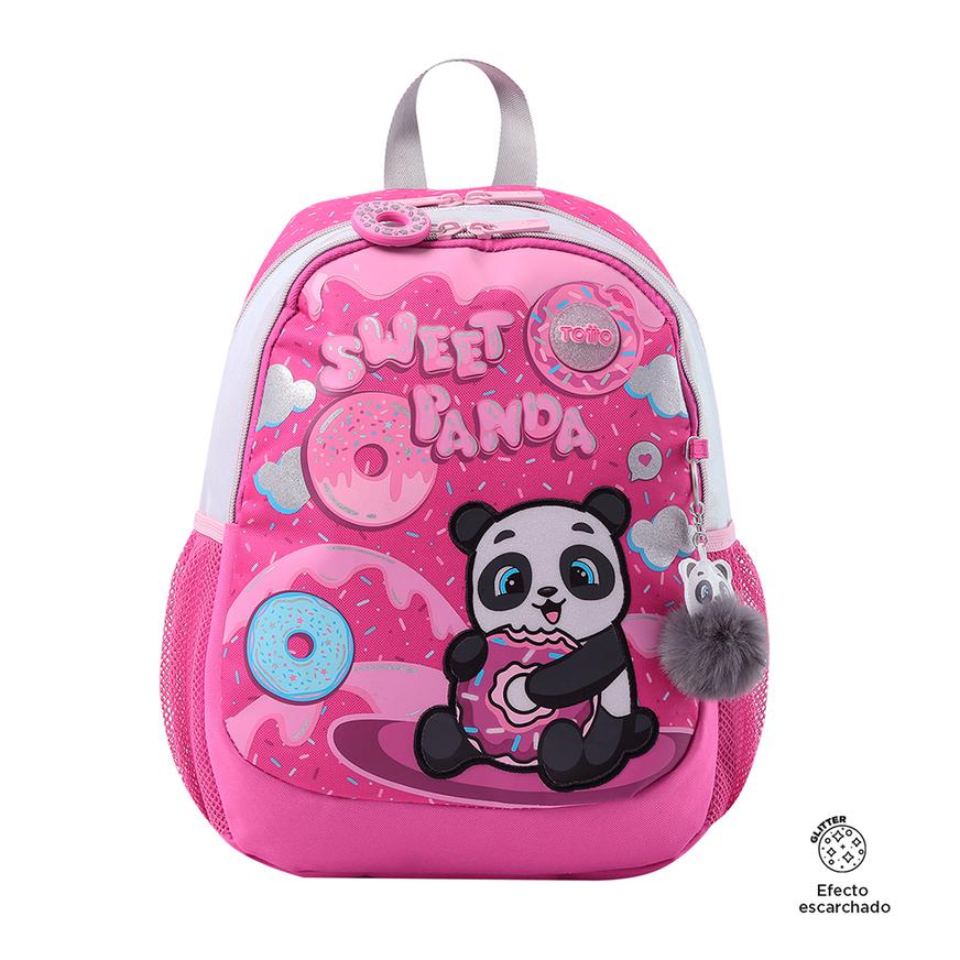 Mochila TOTTO Sweety Panda Talla S Fucsia | tailoy.com.bo