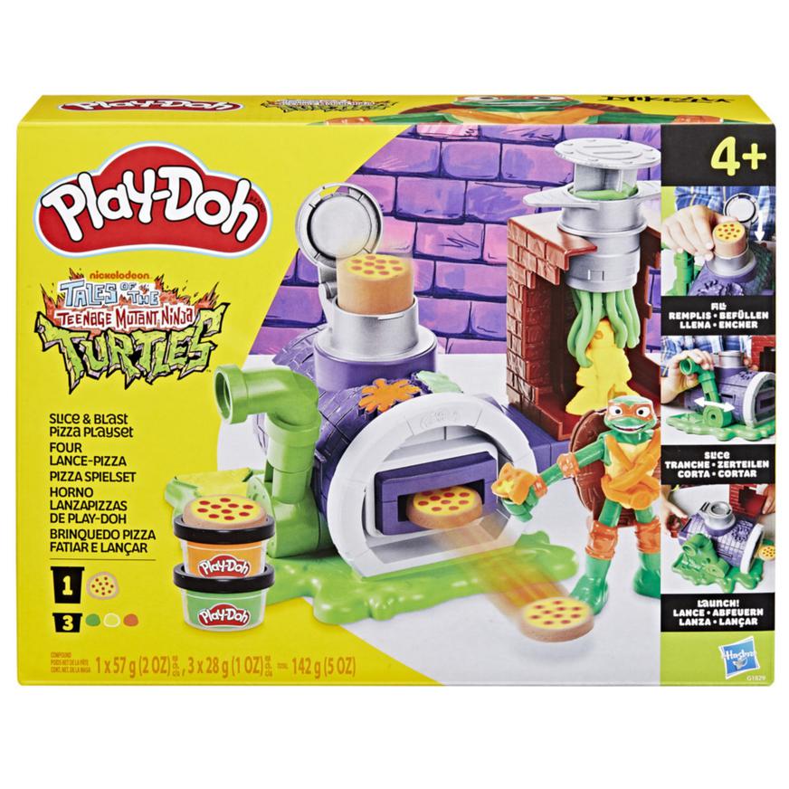 Set De Masa Moldeable Play Doh Tortugas Ninja Estación Pizza