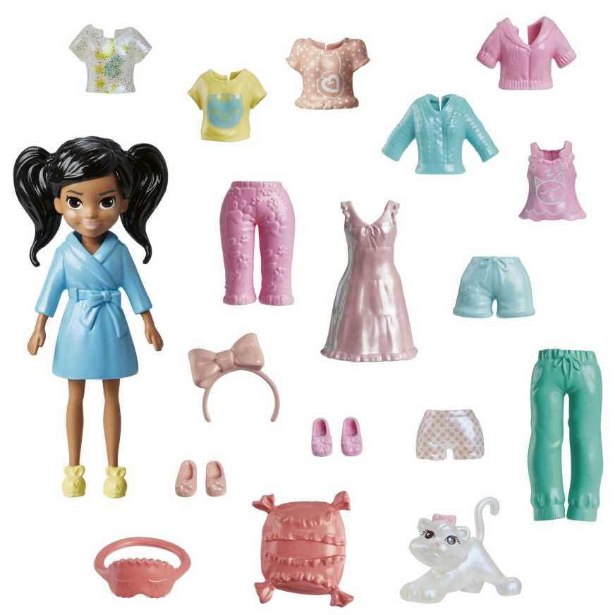 Set de Juego POLLY POCKET Fiesta de Pijama Elemento Sorpresa | Tai Loy