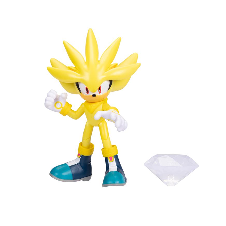 Juguetes De Super Sonic, Super Shadow Y Super Silver. Super Sonic
