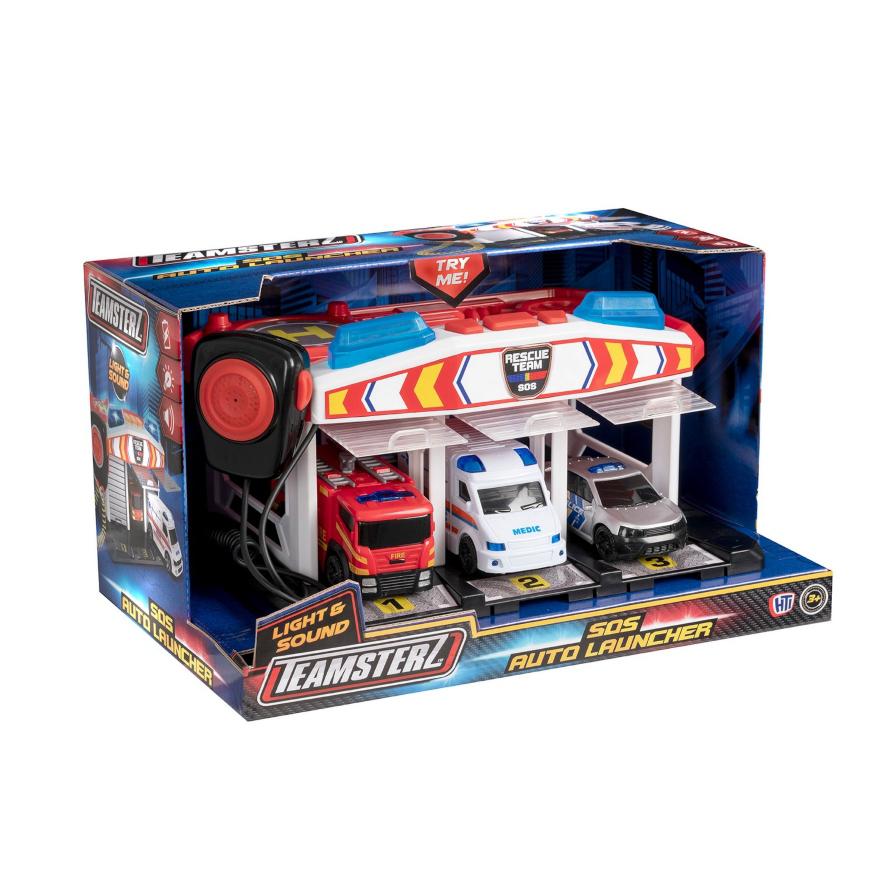 Teamsterz Estacion Sos + 3Vehic+Megafono